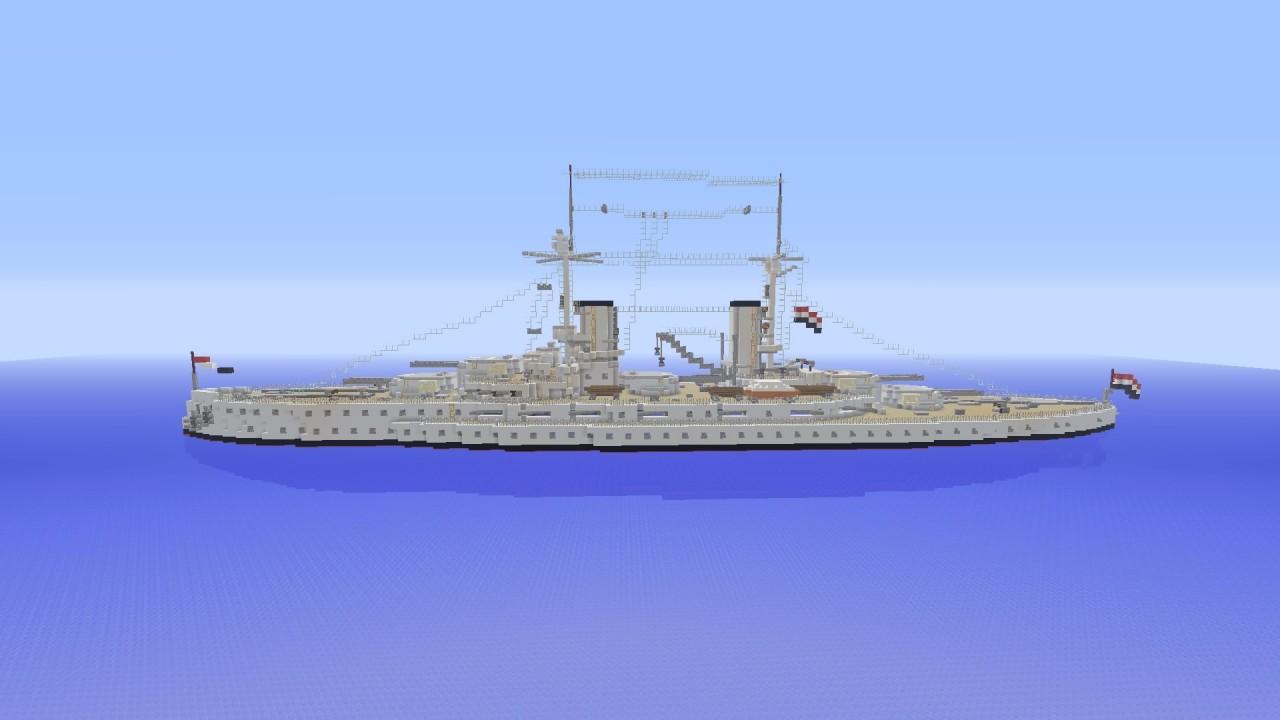 Konig Class Battleship Minecraft Map