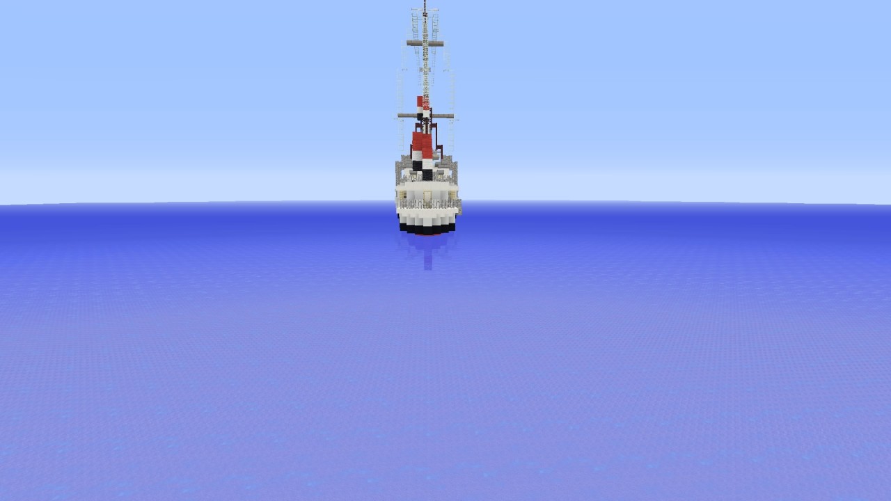 Dresden Class Protected Cruiser 1:1 scale Minecraft Map