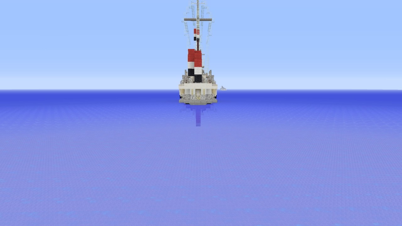 Magdeburg-Class Light cruiser 1:1 scale Minecraft Map