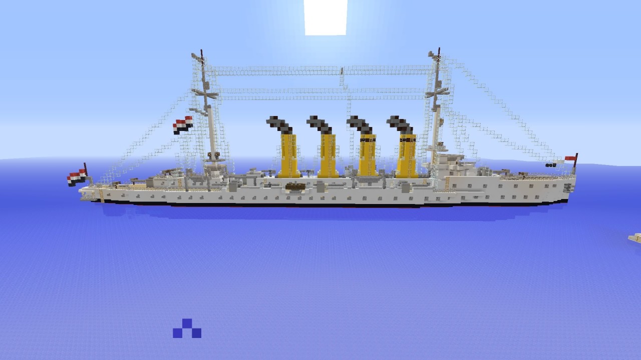 Magdeburg-Class Light cruiser 1:1 scale Minecraft Map
