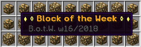 -mini- ♦ Block of the Week ♦ (w16 / 2018) Minecraft Map
