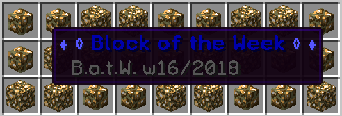 -mini- ♦ Block of the Week ♦ (w16 / 2018) Minecraft Map