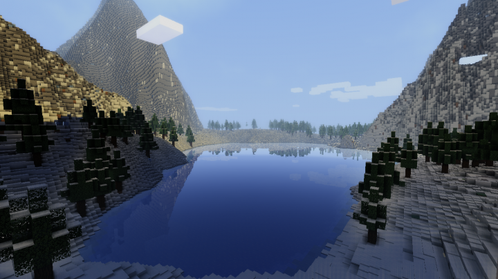 Snowy Mountains Minecraft Map