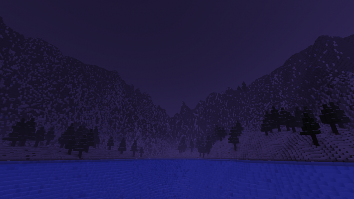 Snowy Mountains Minecraft Map