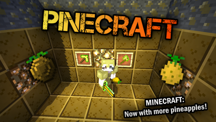 [1.12.2] Pinecraft 2.0 - Minecraft, now with pineapples! Minecraft Mod