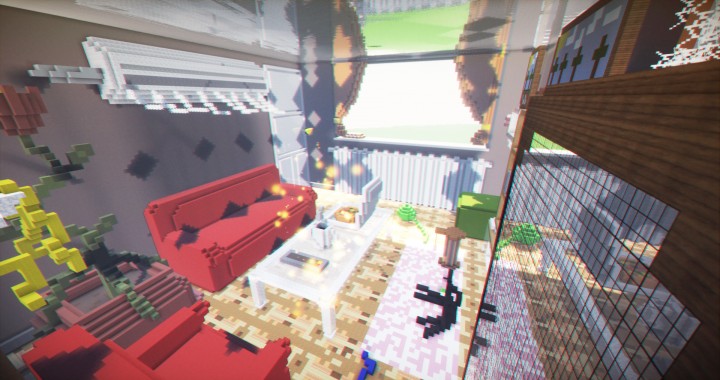 Giant Living Room [+ DOWNLOAD] Minecraft Map