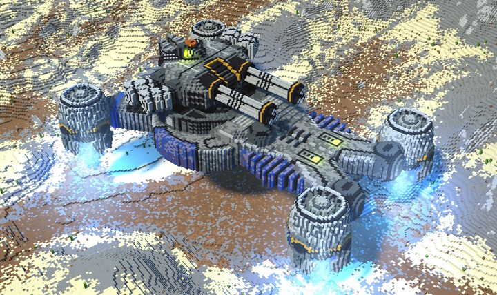 FTC-X3 Pacifier FAV | C&C Red Alert 3 Uprising [⬇] Minecraft Map