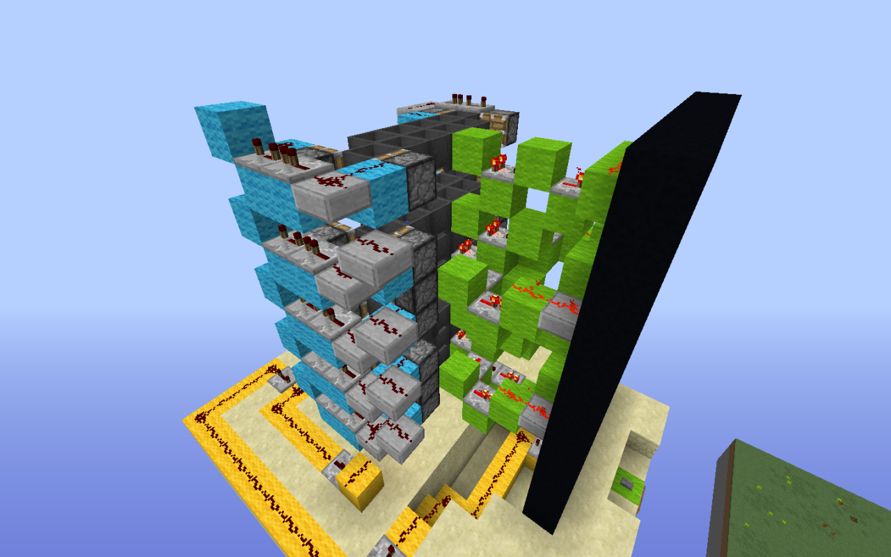 My First 7 Segment Display (Compact) Minecraft Map