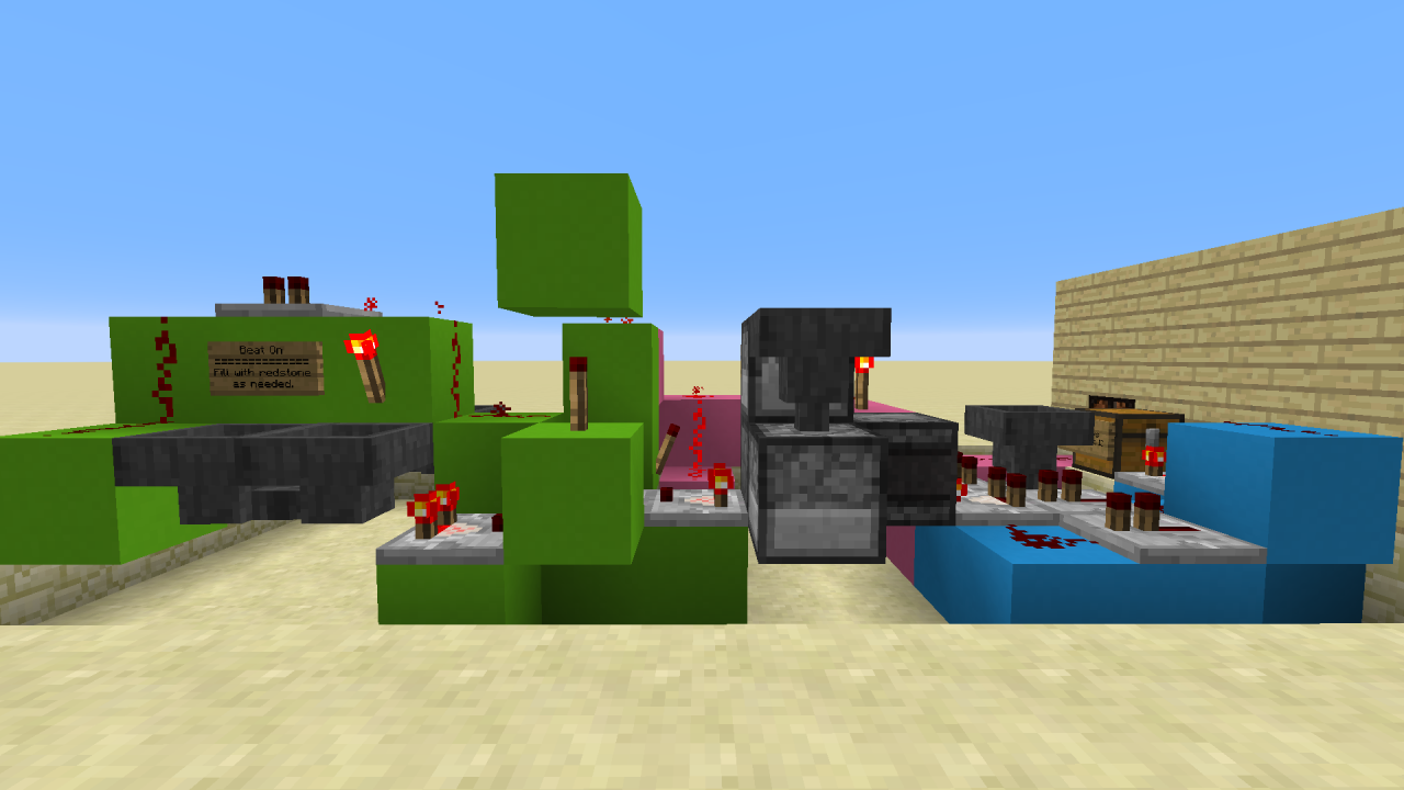 Customizable Beat Locker Minecraft Map