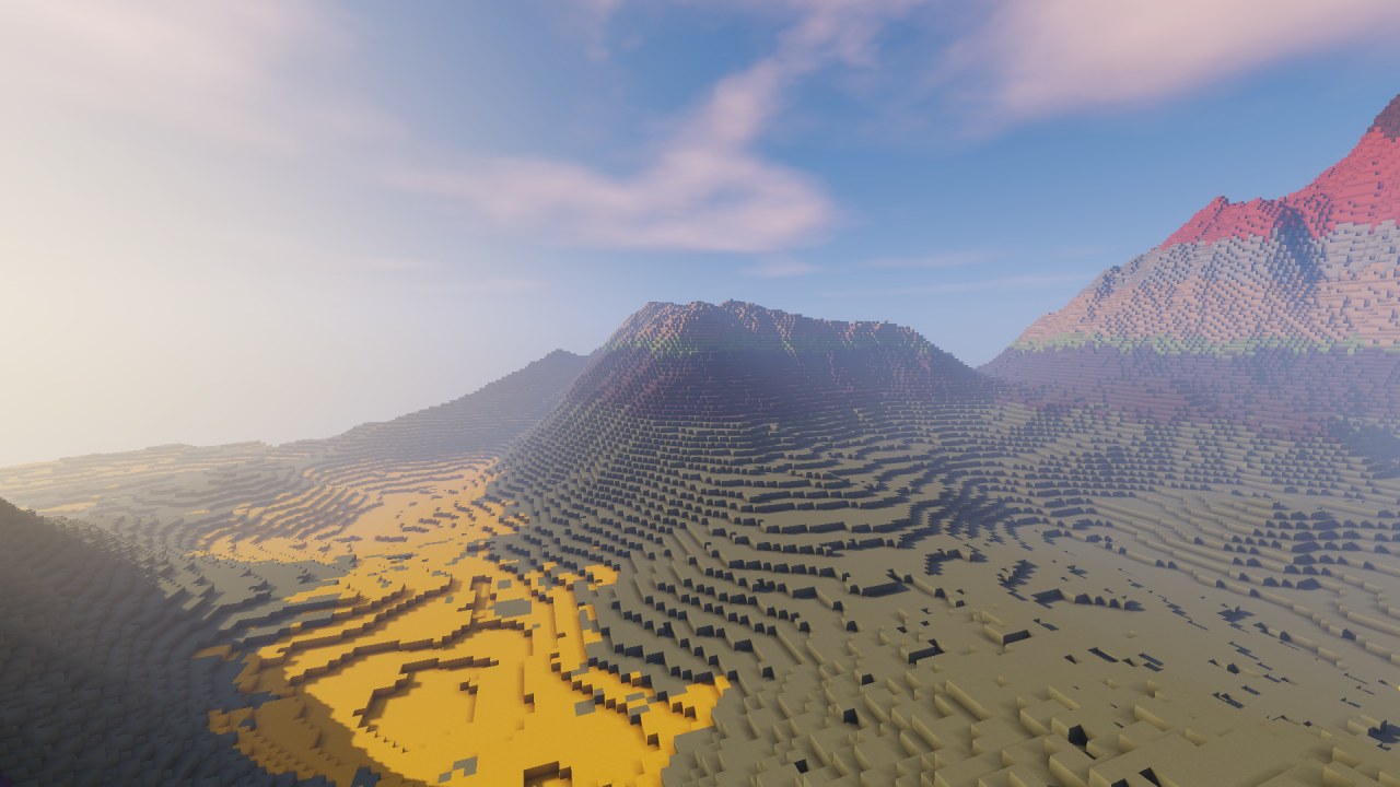 Rainbow Mountains Minecraft Map