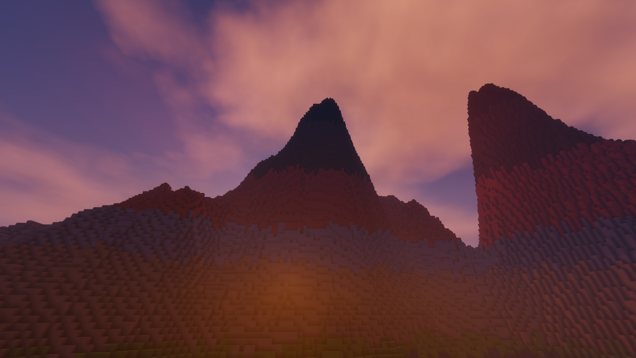 Rainbow Mountains Minecraft Map