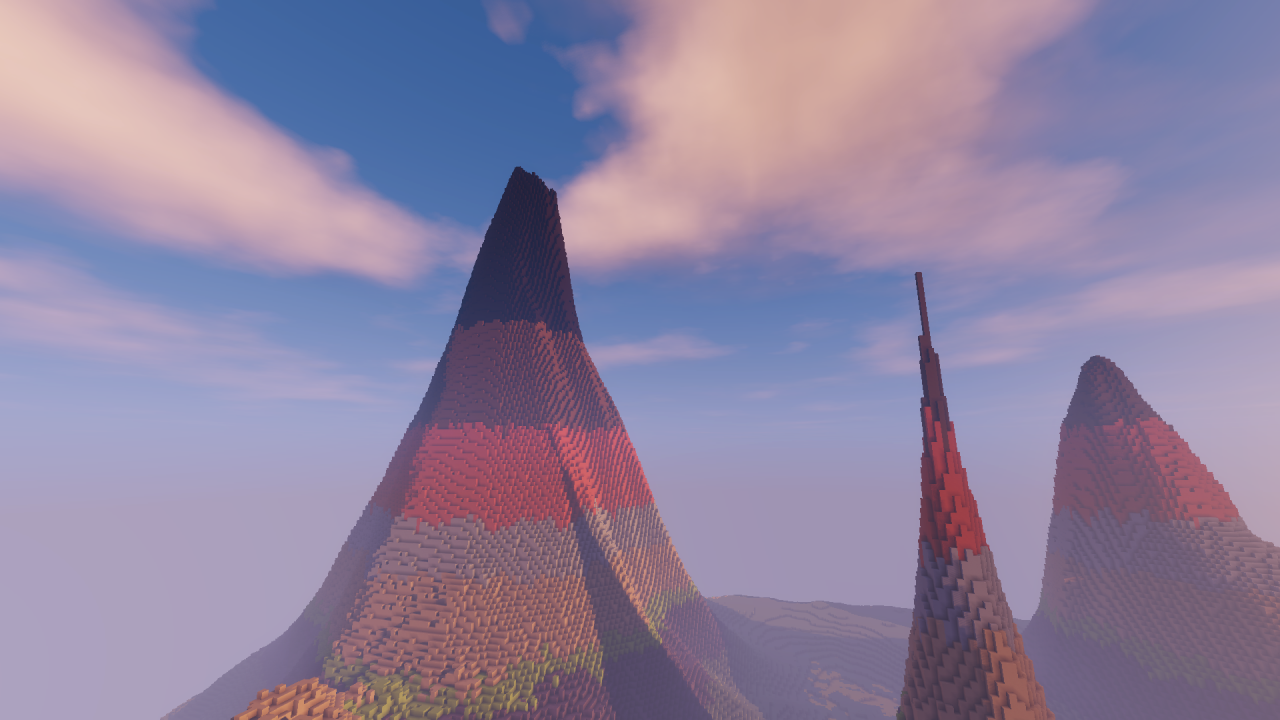 Rainbow Mountains Minecraft Map
