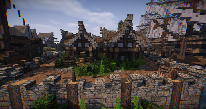 Medieval Town Minecraft Map