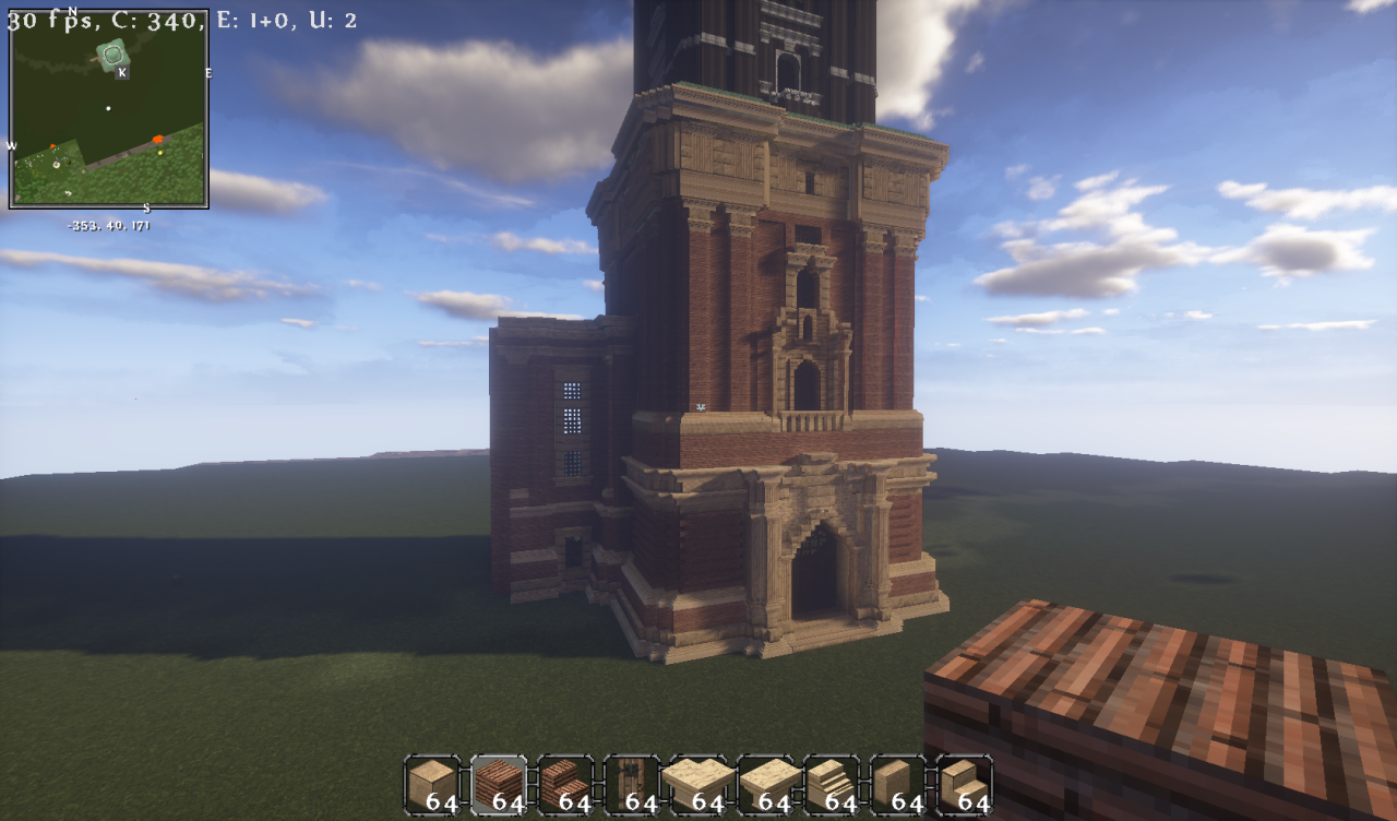 St. Michealis Church (Michel) Hamburg, Germany Minecraft Map