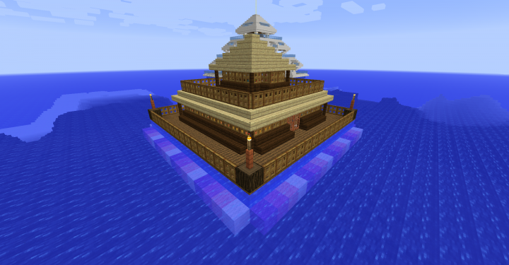 One Chunk Simple Floating Base Minecraft Map