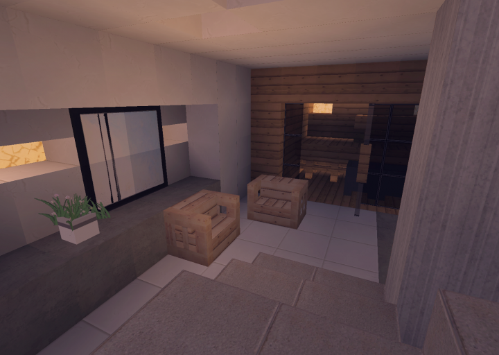 Nr 2785 Modern House/Villa Minecraft Map