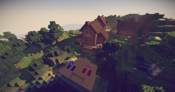 Island Village Minecraft Map