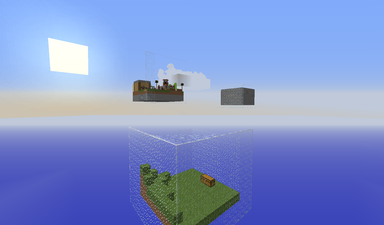 Survive in huge blocks :) Minecraft Map