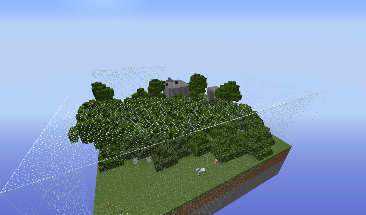 Survive in huge blocks :) Minecraft Map