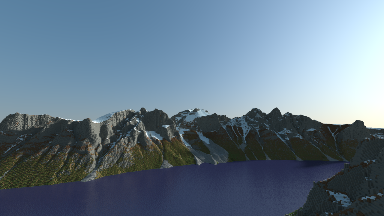 A Land of Fjords Minecraft Map