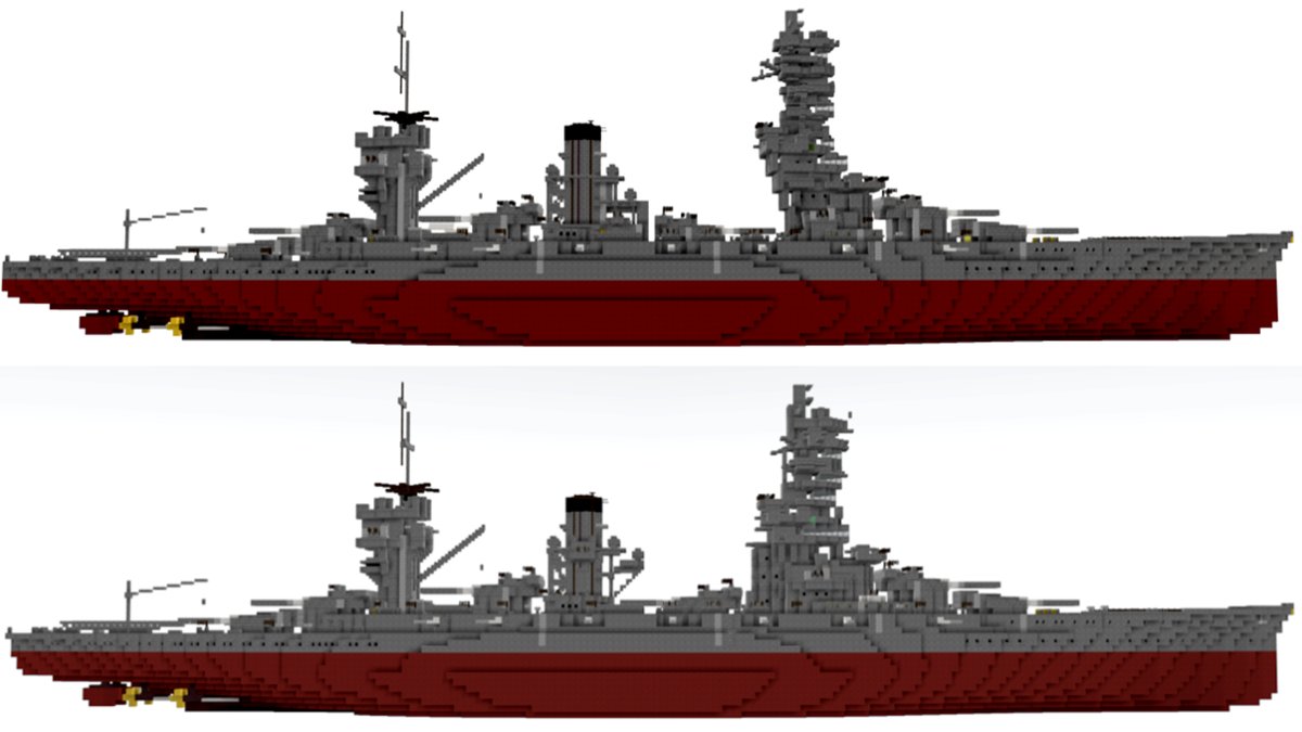 IJN Fuso-Class Battleship Minecraft Map