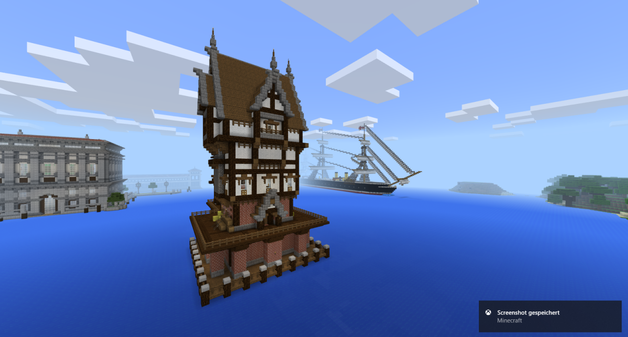 Mittelalter Hafen Minecraft Project