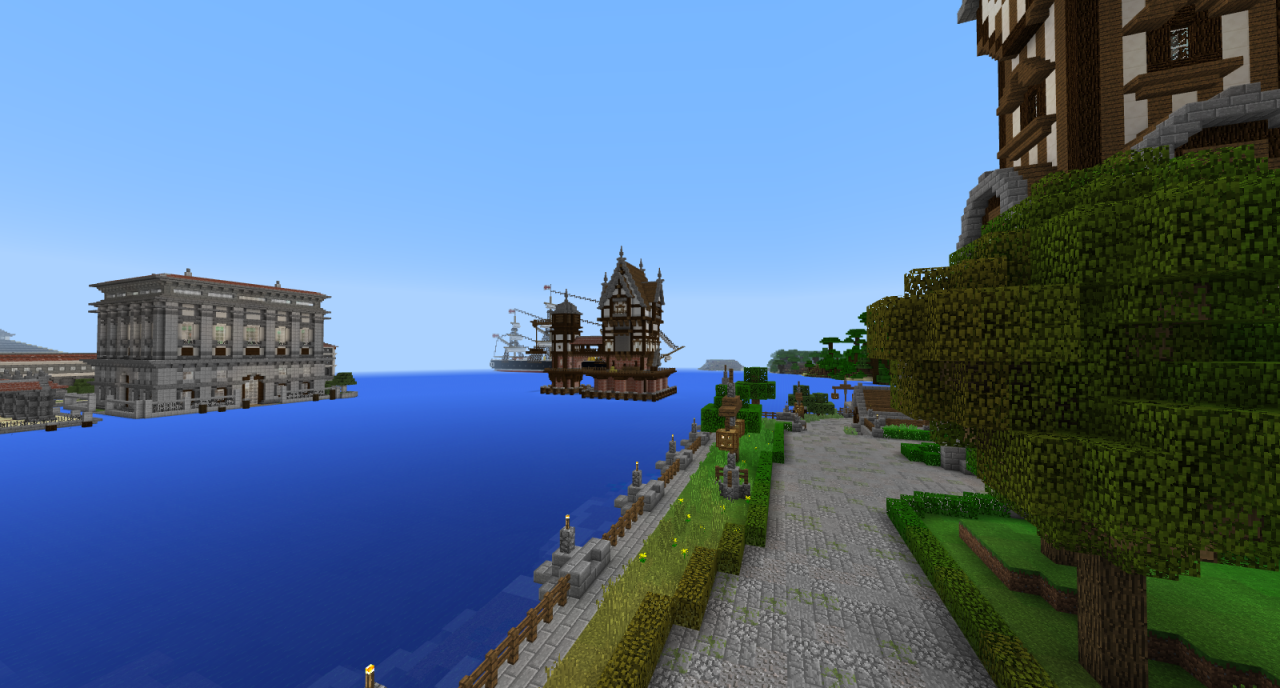 Mittelalter Hafen Minecraft Project