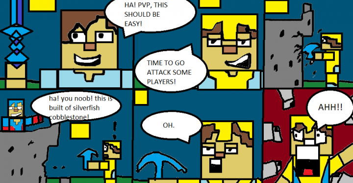Funny Minecraft Comic Strips