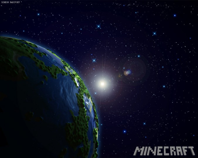 Gravity in the Minecraft Planet