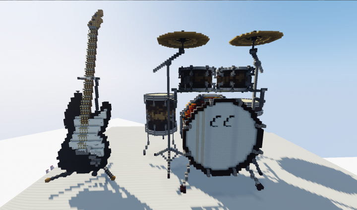 Some instruments Minecraft Map