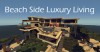 Beach Side Modern House Minecraft Map