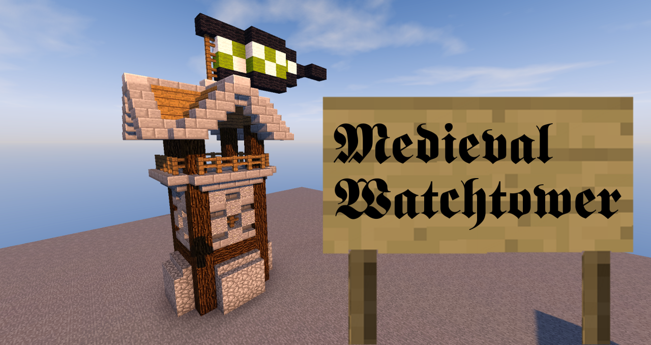 Medieval Watchtower (Simple Design) Minecraft Map