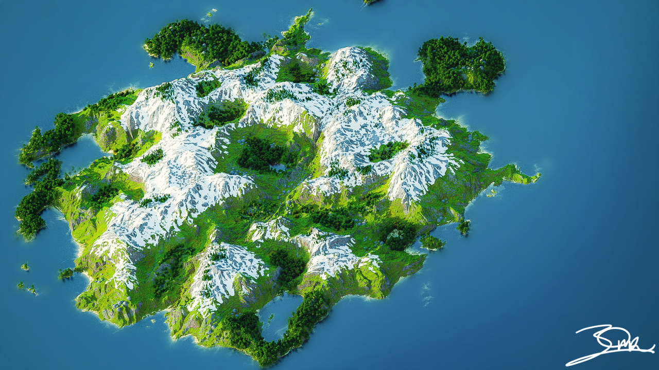 Zetsuu - Totally normal terrain. Minecraft Map