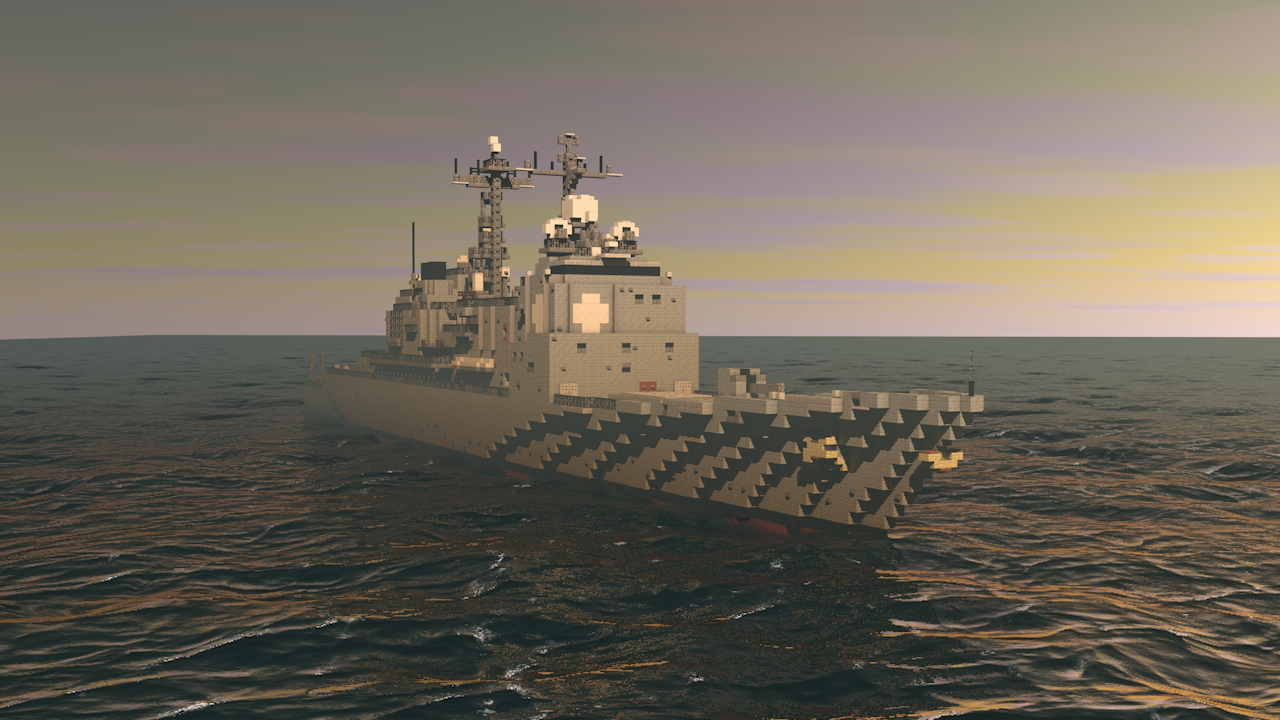 Ticonderoga-class Cruiser Minecraft Map