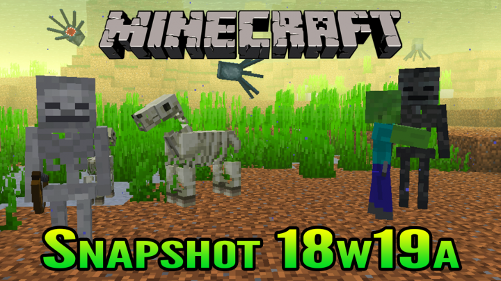 Minecraft Aquatic Update Snapshot 18w19a | Undead Mobs Can Walk ...