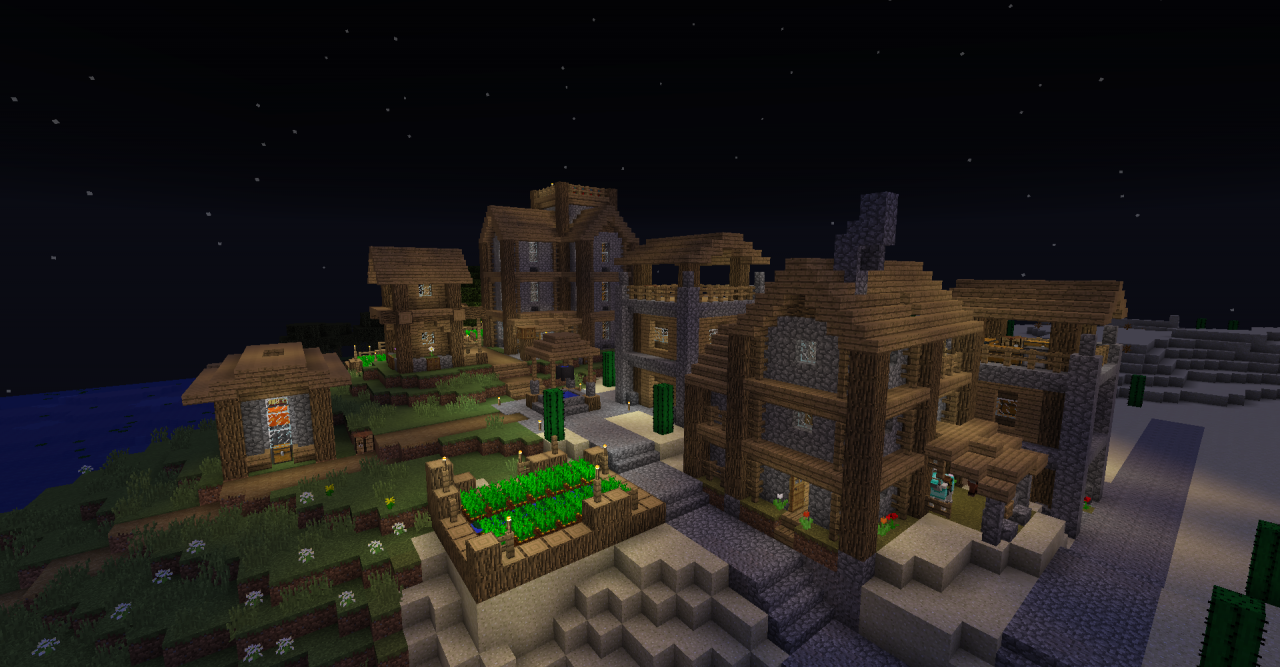 Upgraded village Minecraft Map