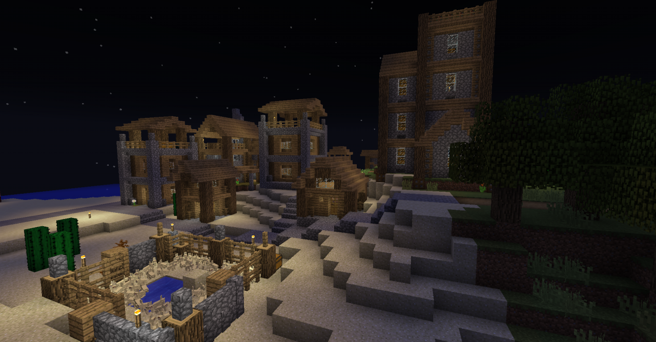 Upgraded village Minecraft Map