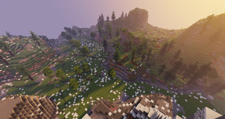 Beautiful Shader Wallpapers Minecraft Map