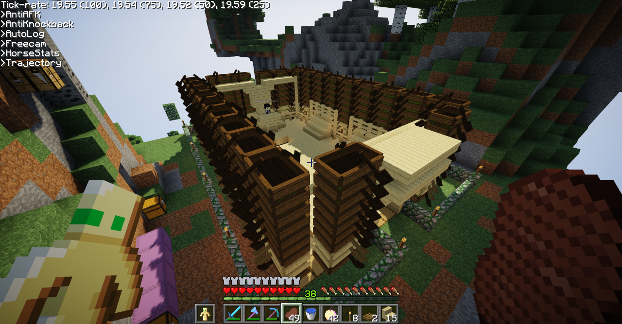 Boat house (house made out of boats) Minecraft Map