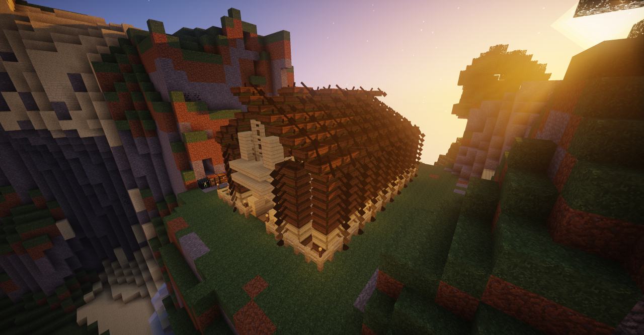 Boat house (house made out of boats) Minecraft Map