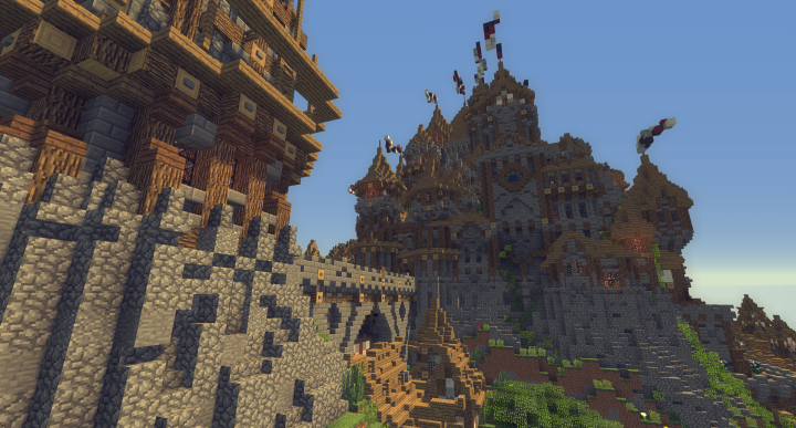 Huge Medieval Castle [Castle of Theams] Minecraft Map