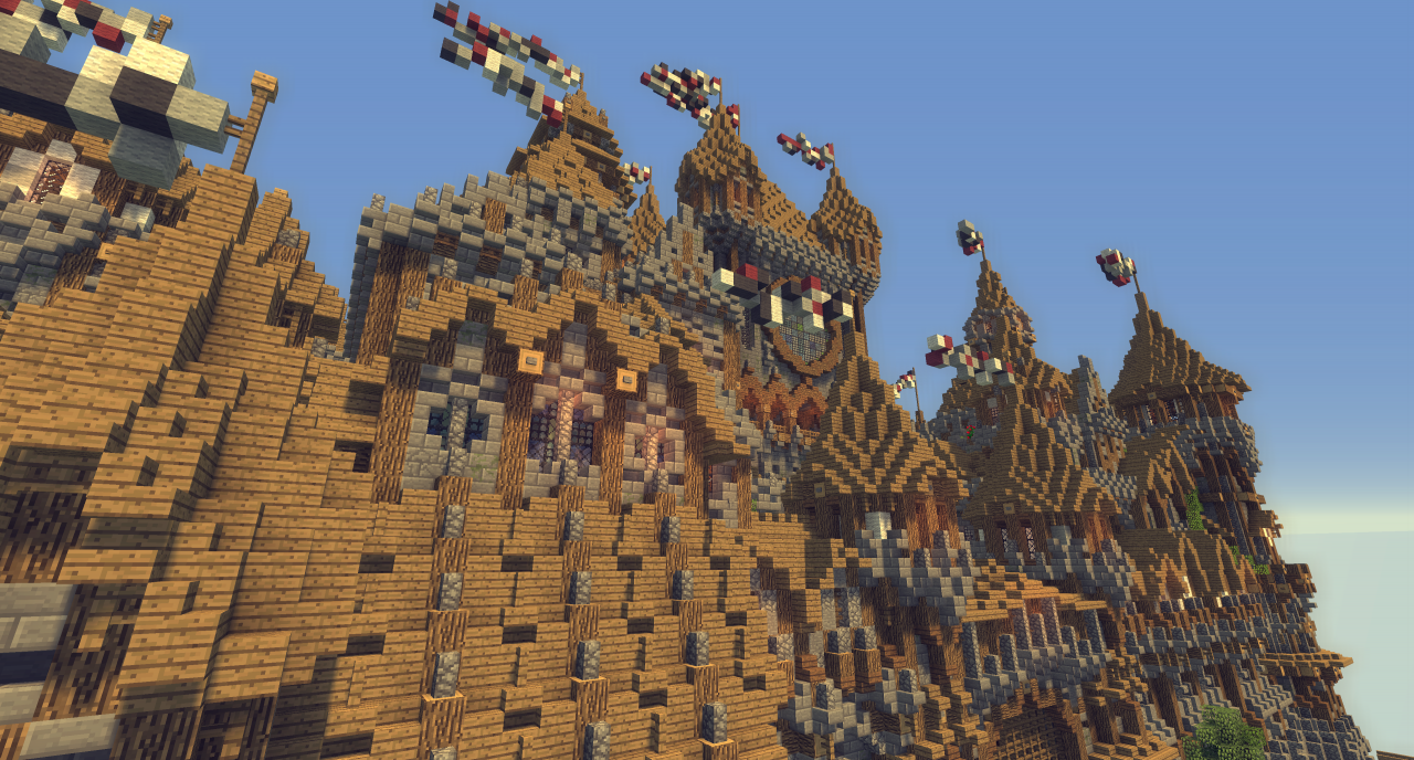 Huge Medieval Castle [Castle of Theams] Minecraft Map