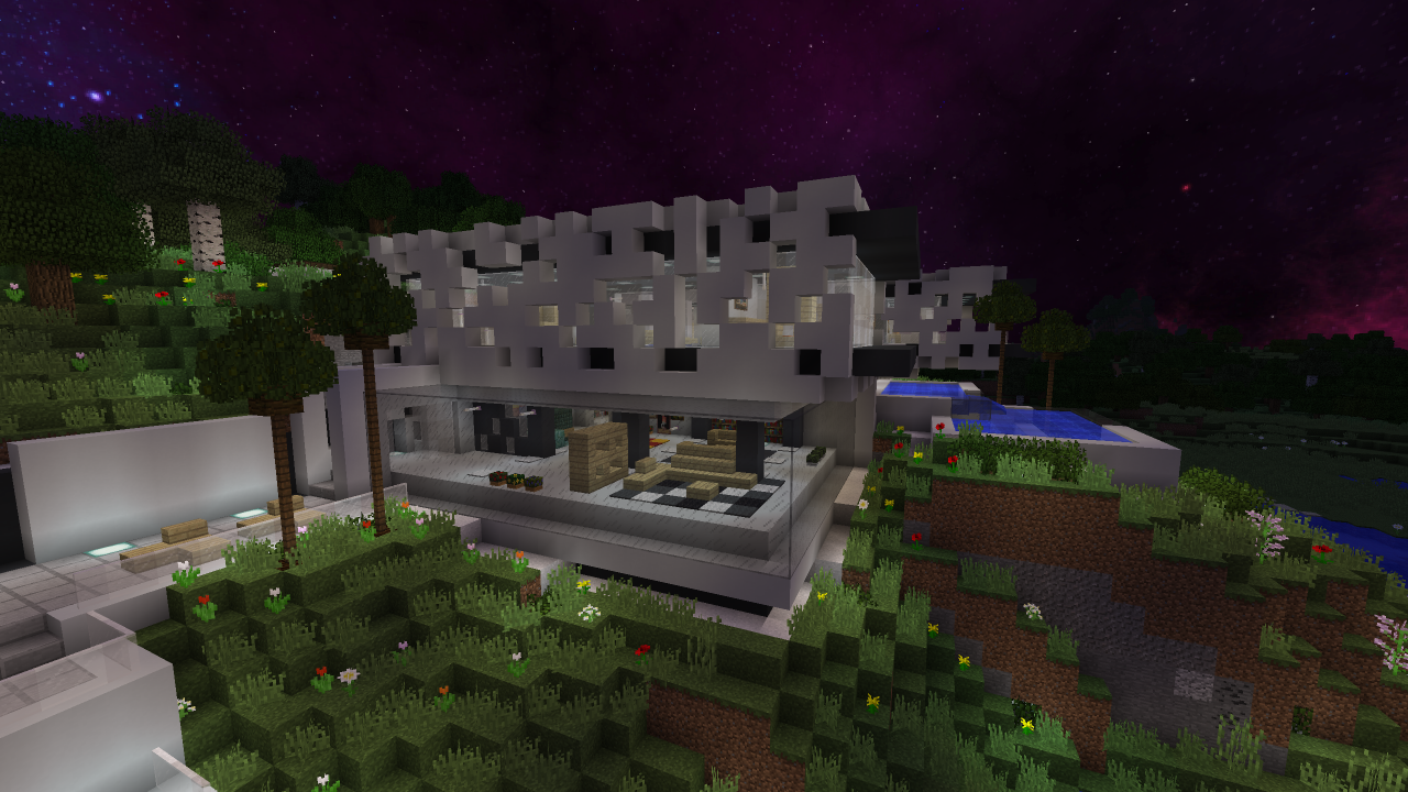 Modern concrete house #6 Minecraft Map
