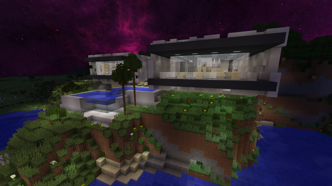 Modern concrete house #6 Minecraft Map