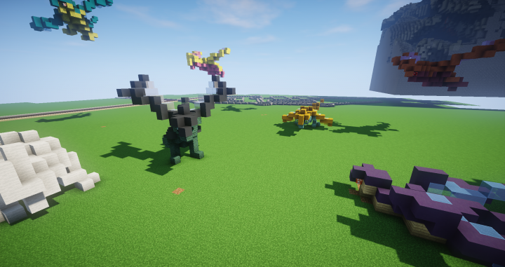 Level 30 milestone, Dragons (WIP) Minecraft Map