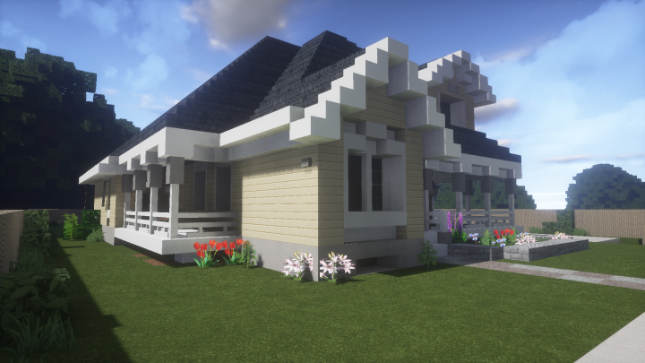 Small American Suburban House Minecraft Map
