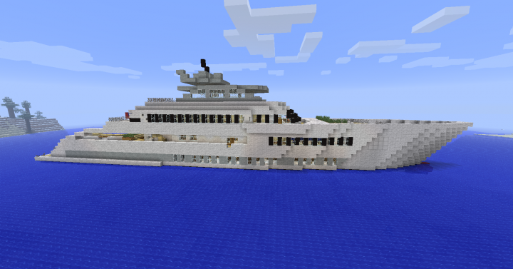 Kometa Mega Yacht Minecraft Map