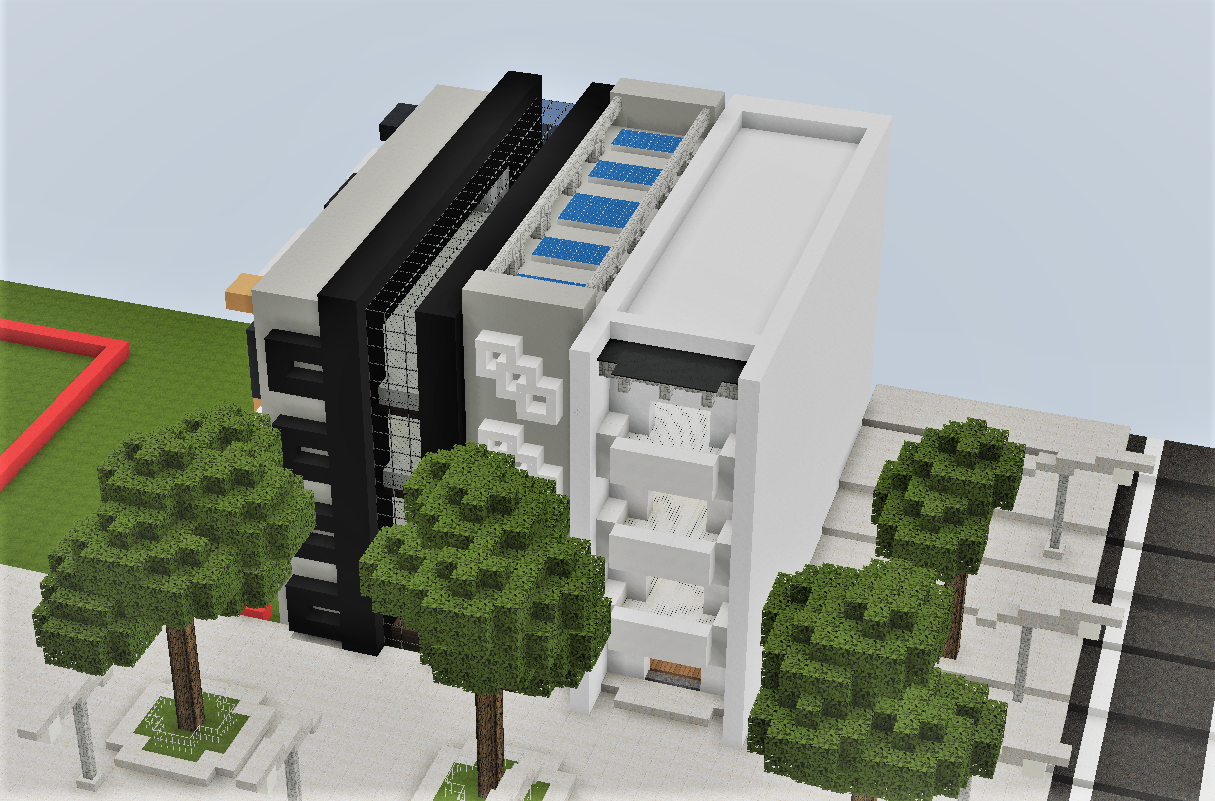 small modern apartment Minecraft Map