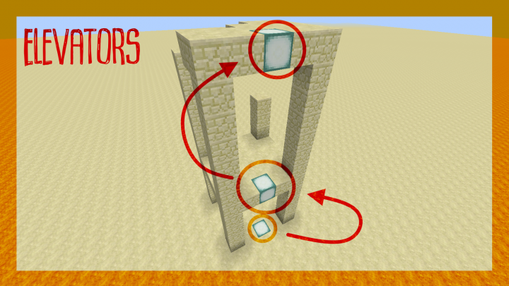 Elevator-Blocks for Minecraft 1.12 Minecraft Map