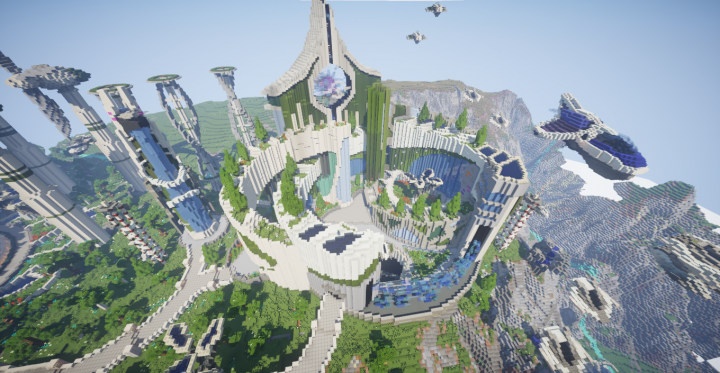 Virfirae - A green utopia Minecraft Map